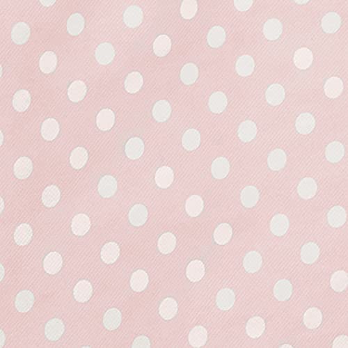 mDesign Fabric Hanging Organizer - Over Closet Rod Storage with 7 Shelves and 3 Removable Drawers for Baby Nursery Bedroom Organization - Hold Clothes, Linens, Toys, Accessories - Pink/White Polka Dot