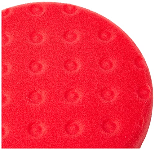 Lake Country CCSRE5 Ultra Soft Wax/Sealant Pad, 5.5-inch Foam Pad, Red