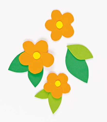 Baker Ross EV4072 Foam Sheets Value - Pack - Pack of 18, Class Pack of Craft Pages for Kids Arts and Craft Activities, Great for Cutting, Gluing or Sewing!