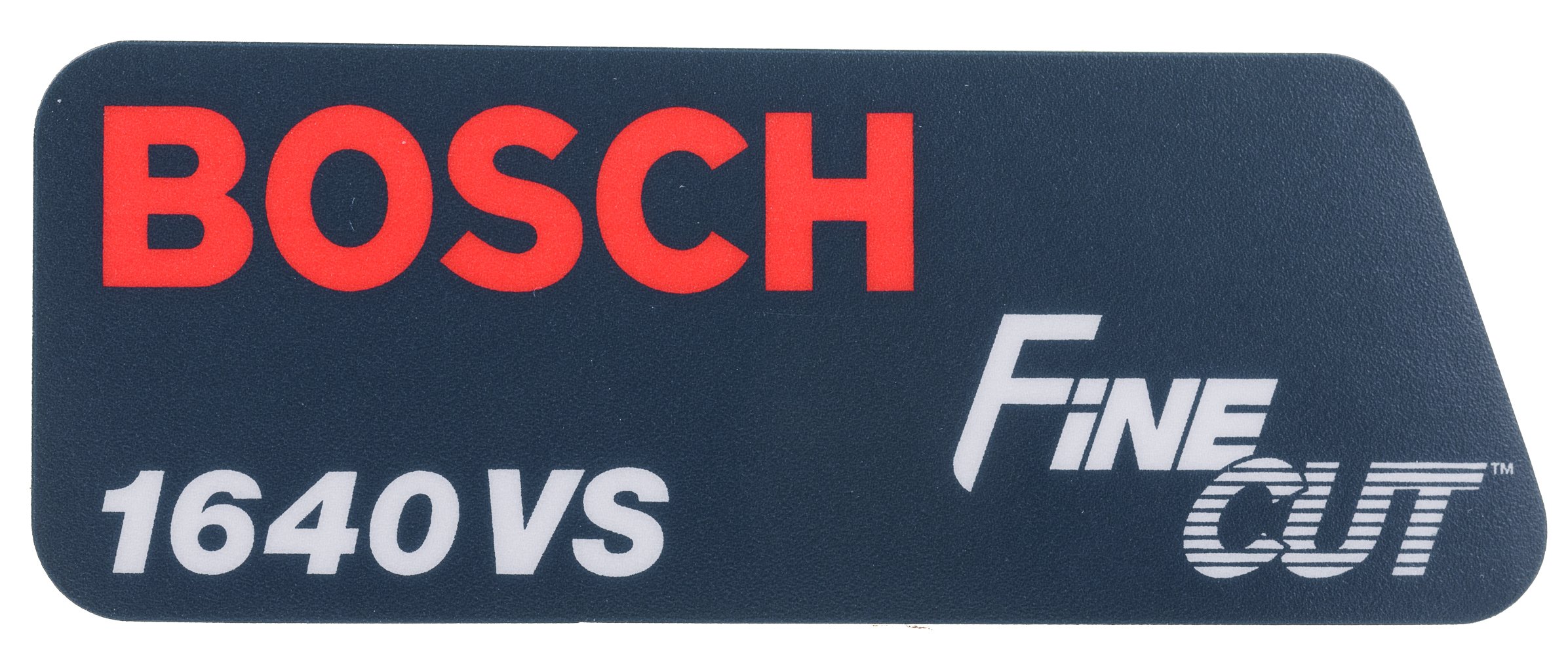 Bosch Parts 2610996448 Label