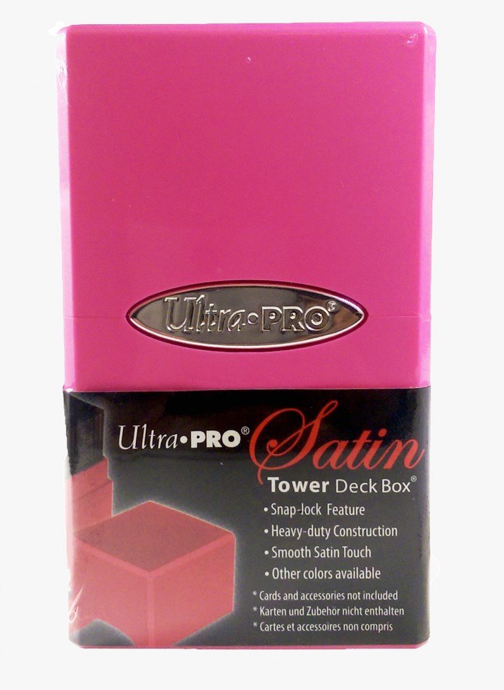 Bright Yellow Satin Tower Deck Box