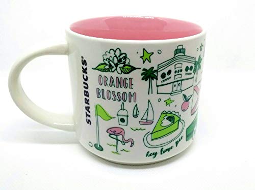 Starbucks FLORIDA Been There Series Across The Globe Collection Ceramic Coffee Mug, 32 ounces