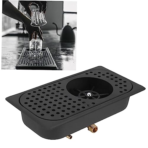 Commercial Stainless Steel Glass Rinser - Cup Washing Machine with High Pressure Spray for Bar Restaurant and Home Use - G1/2 Male Thread - Drinkware Cleaning Equipment