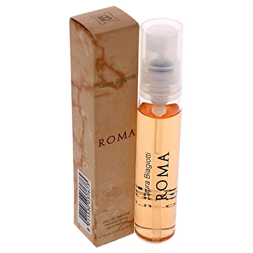 Laura Biagiotti Roma for Women Sweet and Elegant Scent - Opens with Pink Grapefruit and Black Currant - Unleashes Delicate and Timeless Sensuality - Perfect for Date Night - 0.5 oz EDT Spray