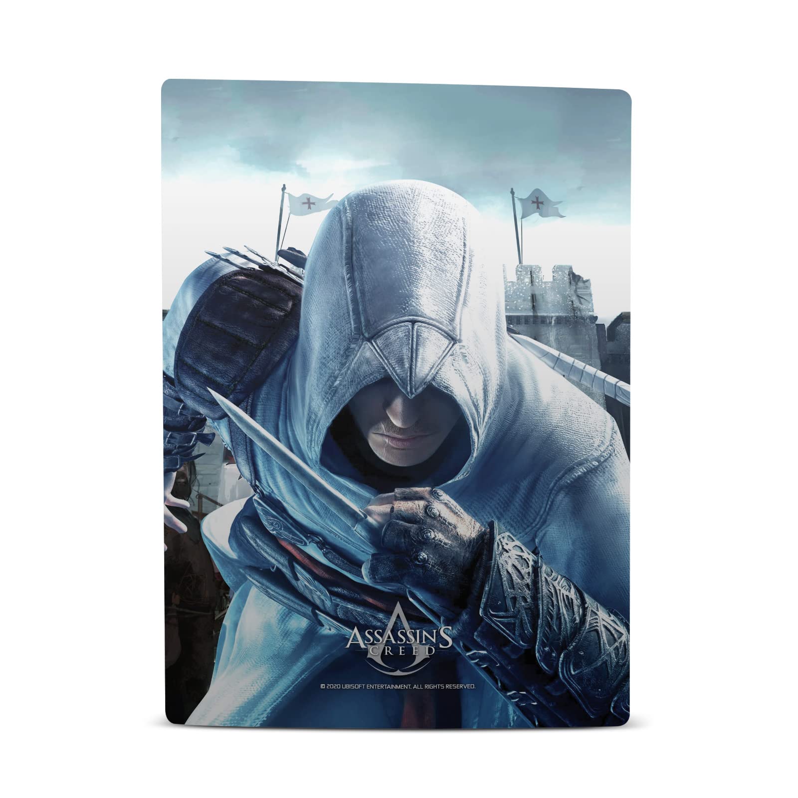 Head Case Designs Officially Licensed Assassin's Creed Key Art Altaïr Graphics Vinyl Faceplate Sticker Gaming Skin Decal Cover Compatible With Sony PlayStation 5 PS5 Digital Edition Console