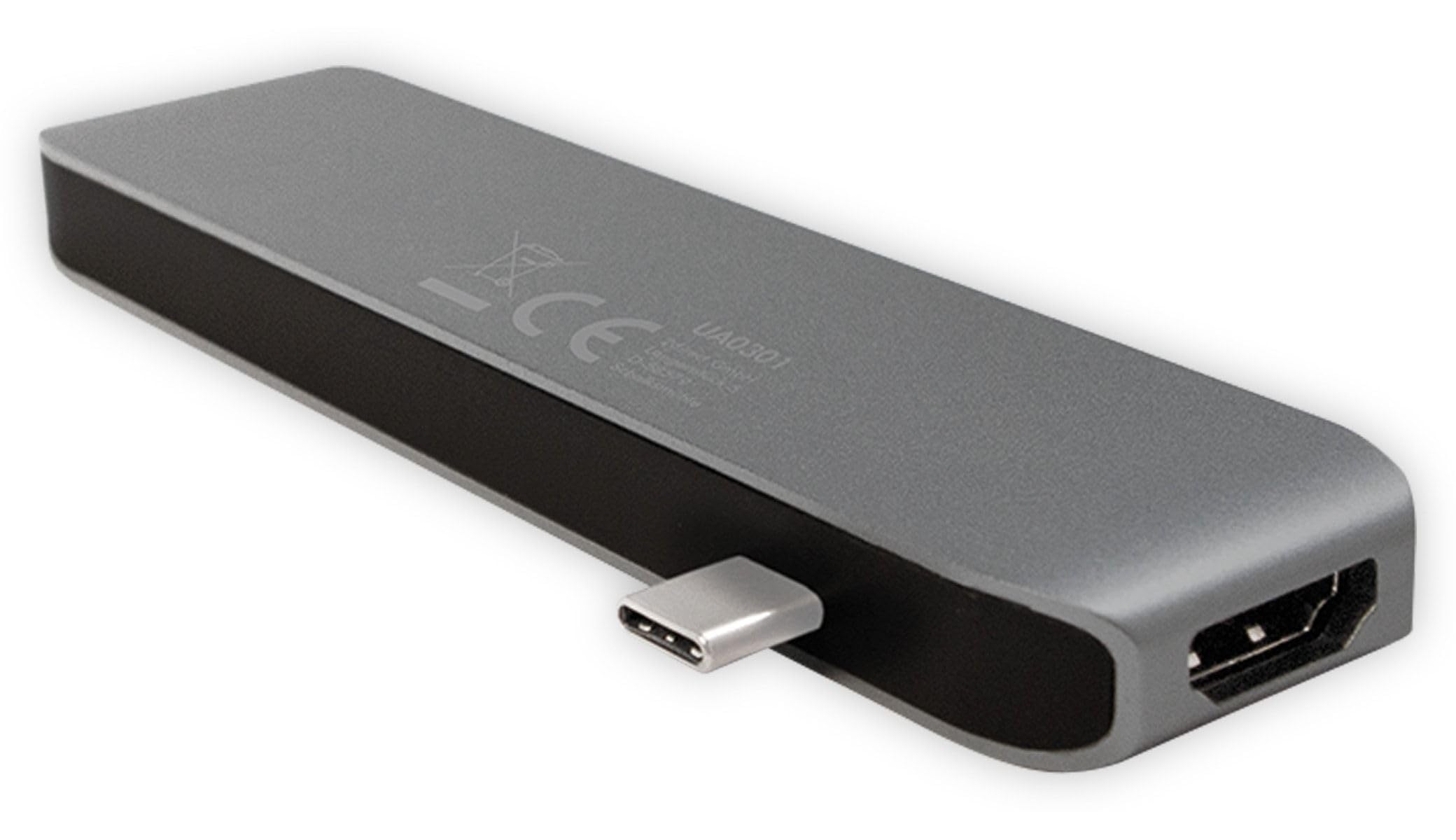 LogiLink UA0301 USB-C 6in1 Multifunctional Data Hub