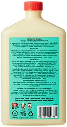 Lola From Rio - Meu Cacho Minha Vida - Hydrating Shampoo For Defined, Soft, Vibrant Curls, Nourishing, Mousturizing, Paraben, Sulfate-free 16.9 Fl Oz