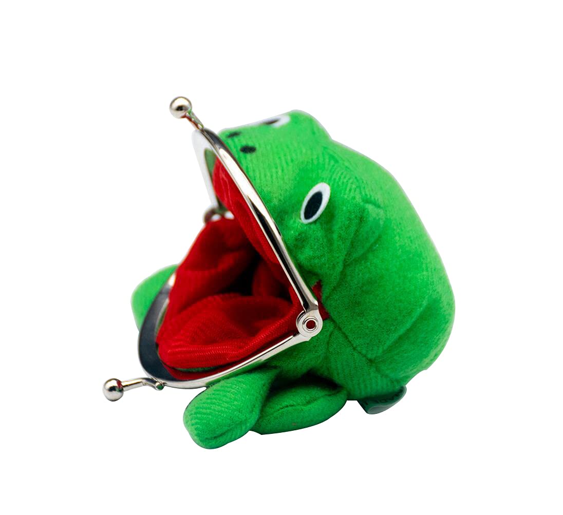 Frog Wallet Anime Frog Wallet 1 pcs ,Cosplay Props Plush Toy Purse Wallet for Christmas Cosplay Ninja Themed Party Gift (green)