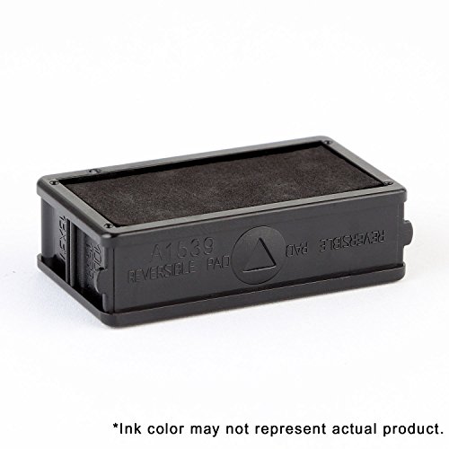 ExcelMark A-1539 Self-Inking Rubber Stamp - Received with Signature Line - Red Ink