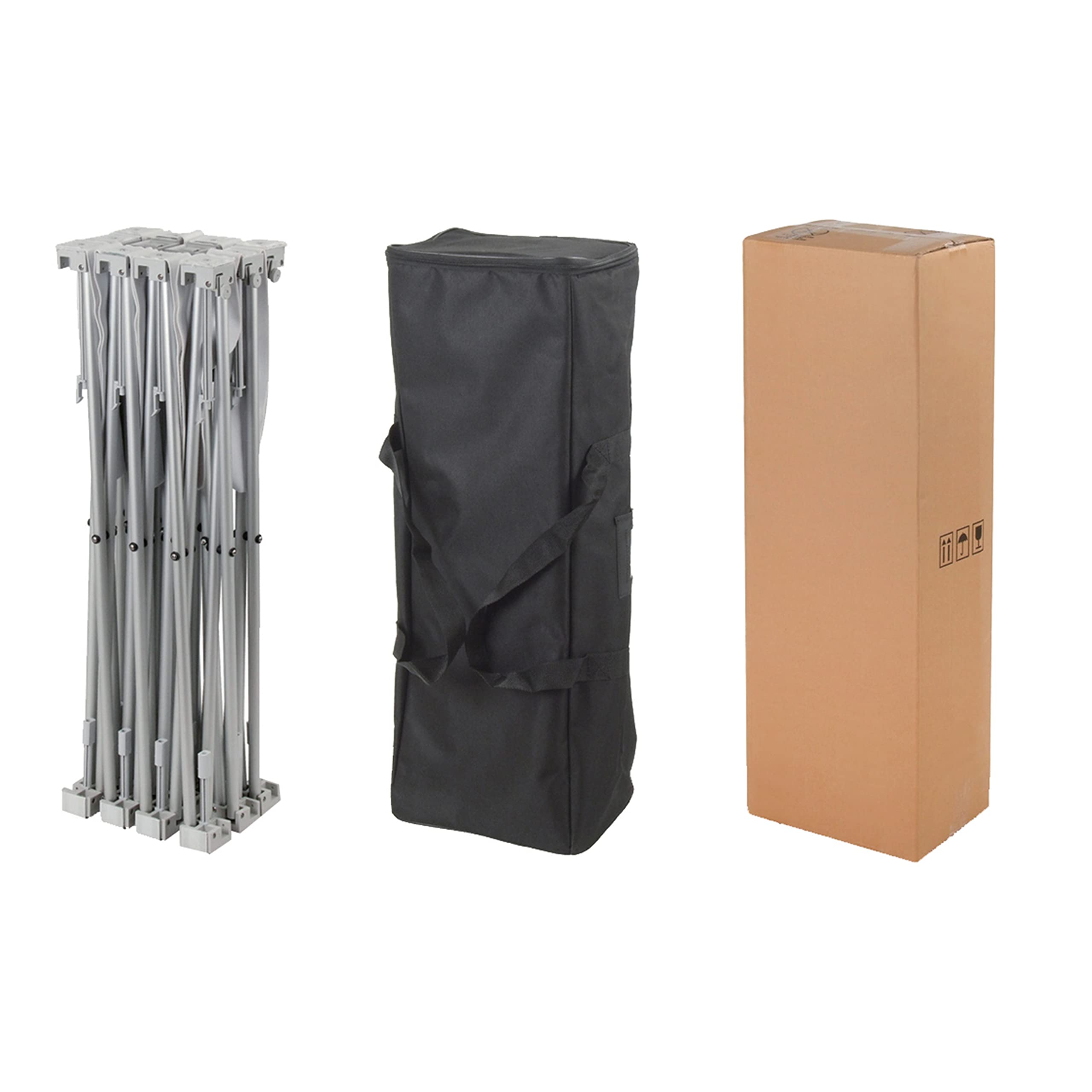 BannerBuzz, Fabric Pop Up Curved Display, Graphic with Hardware, 230 GSM, Polyester Fabric, 17 mm Pole Diameter, 1.4 mm Thick Pole, 1440 DPI Dye Sublimation Printing (10' x 8')