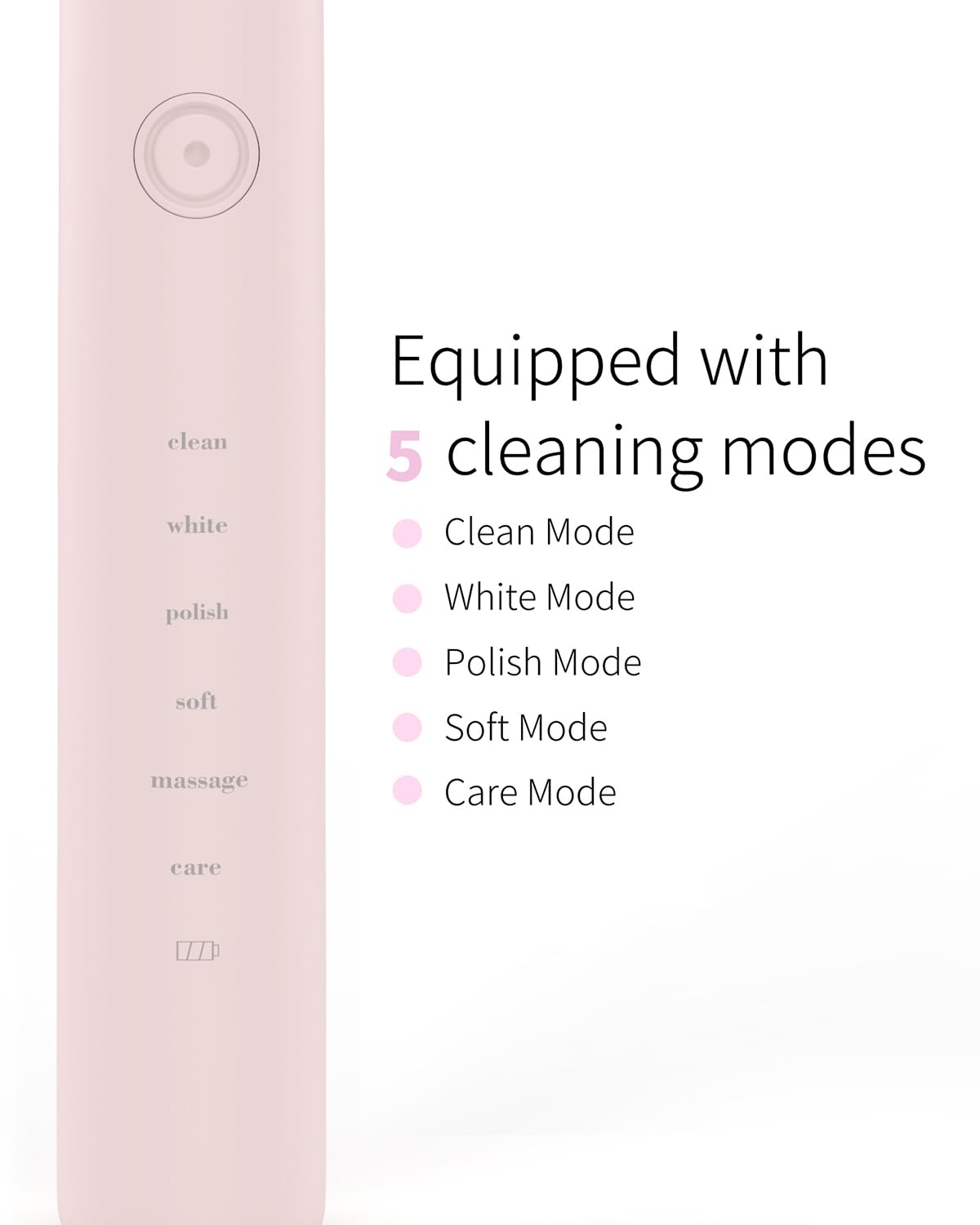 Aneebart Sonic Electric Toothbrush 2 Pack,Electric Toothbrush for Adults and Kids ,Travel Electric Toothbrush Includes 12 Brush Heads,6 Modes with 2 MIN Smart Time (Black Pink)