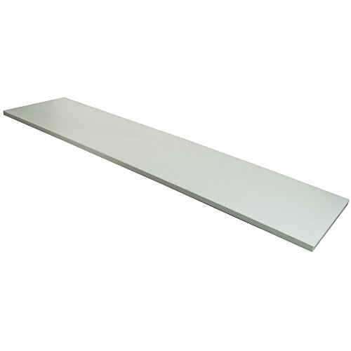 Econoco 48 Inch White Melamine Shelf â "Commercial Shelf, Heavy Duty Shelves, 12" x 48", Clothing Display Shelf, White Finish, Box of 4