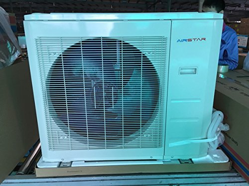Air Star 36000 BTU Mini Split Inverter Ductless Air Conditioner, Heat Pump, Cooling, Heating, 230V, 15 Feet Installation Kits, (Pick Up Only)