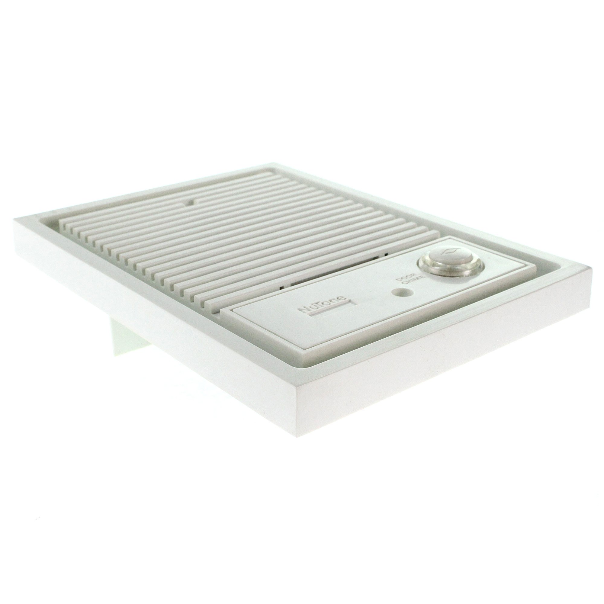 Broan Nutone IS-67WH Wall-Mounted Intercom Speaker with Lighted Pushbutton, White