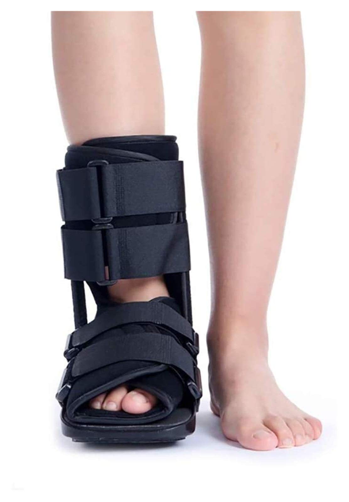 Adjustable Foot Fracture Walking Boot Brace - Support & Protection for Broken, Injured and Sprained Ankle & Foot Perfect for Corrective Rehabilitation and Swift Recovery 1117 (Size : Medium)