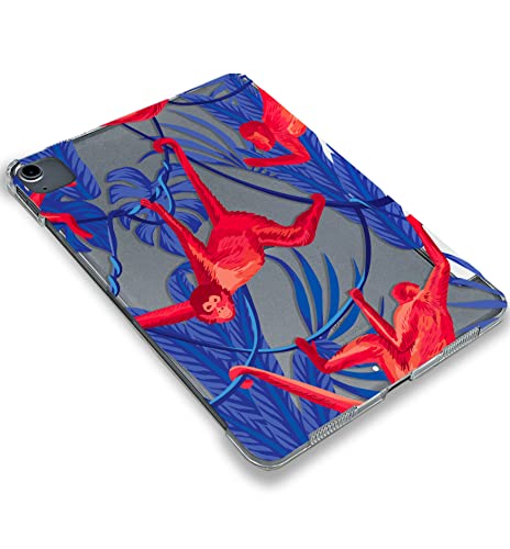 Cute Monkey Animal Tropical case Compatible with iPad Mini Air Pro 7.9 8.3 9.7 10.2 10.9 11 12.9 inch Pattern Cover New 2022 2021 Trifold Stand 3 4 5 6 7 8 9 Generation 455 (12.9 Pro 3/4/5 gen)
