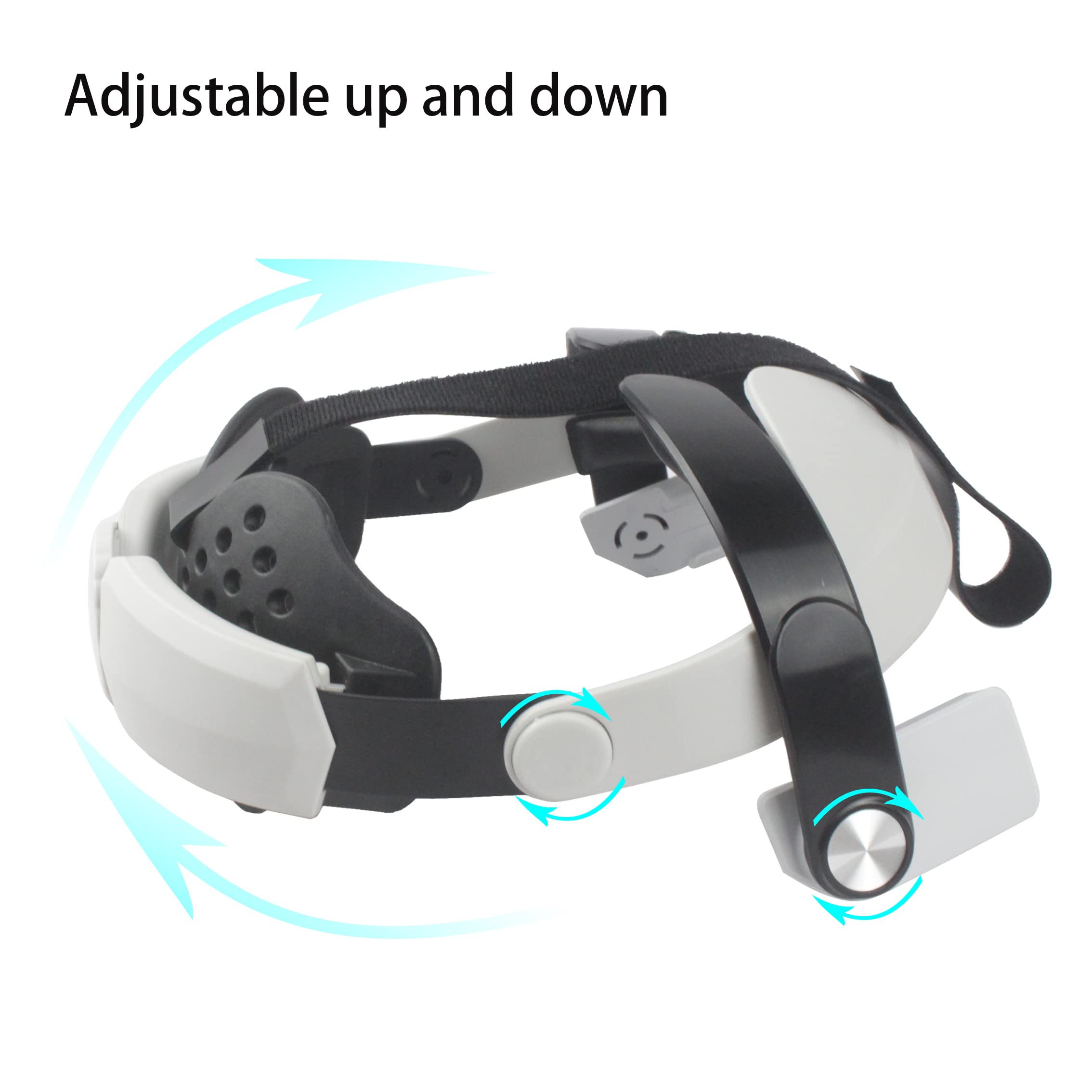 Adjustable Head Strap VR Strap Comfort Improve Supporting Balance Weight Headband Head Strap for Quest 2 VR