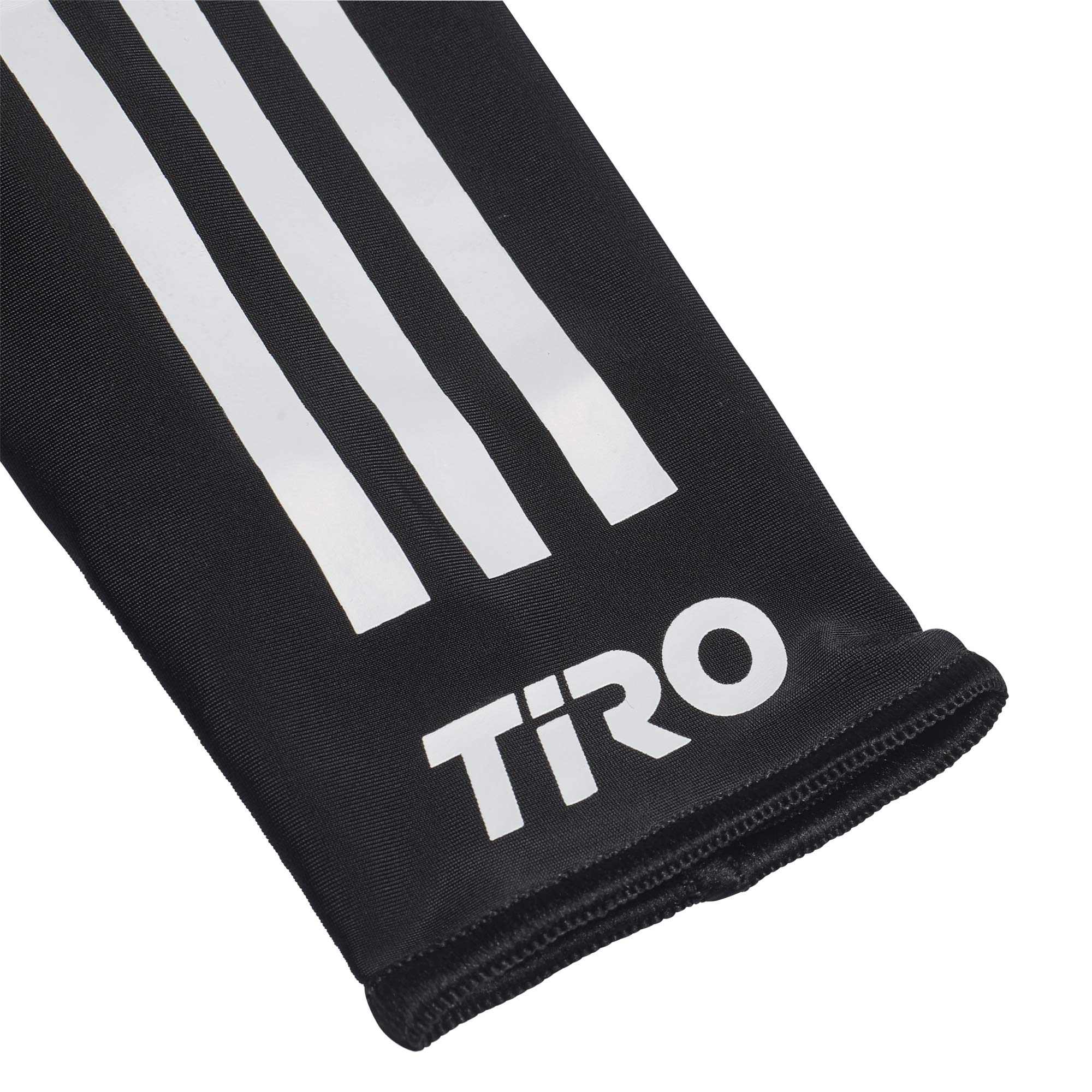 adidas Unisex-Child Tiro Shin Guards, White/Black/Black/Solar Red, Small