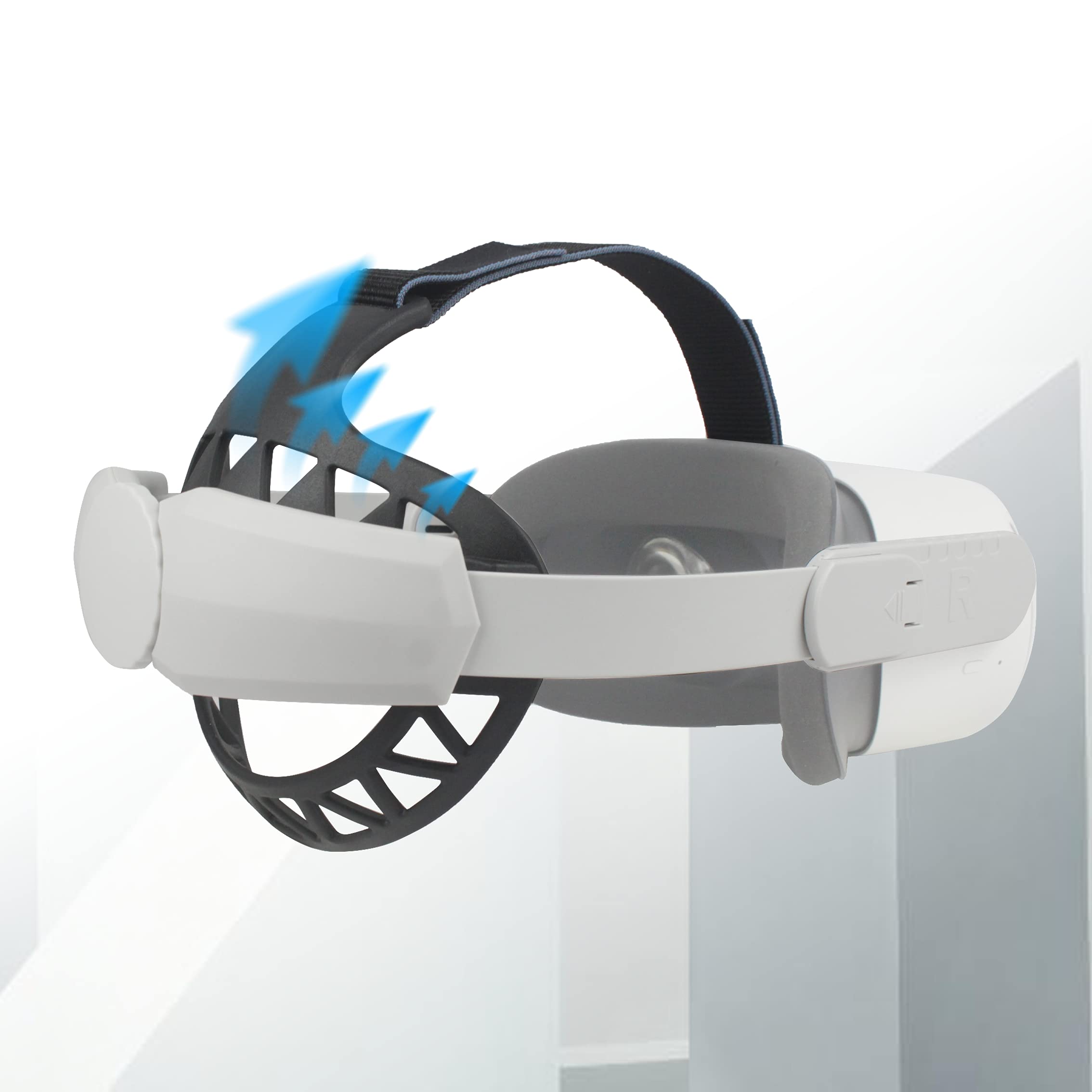 Adjustable Professional Reduce Pressure Comfort Portable Replacement VR Head Strap Silicone for Quest 2