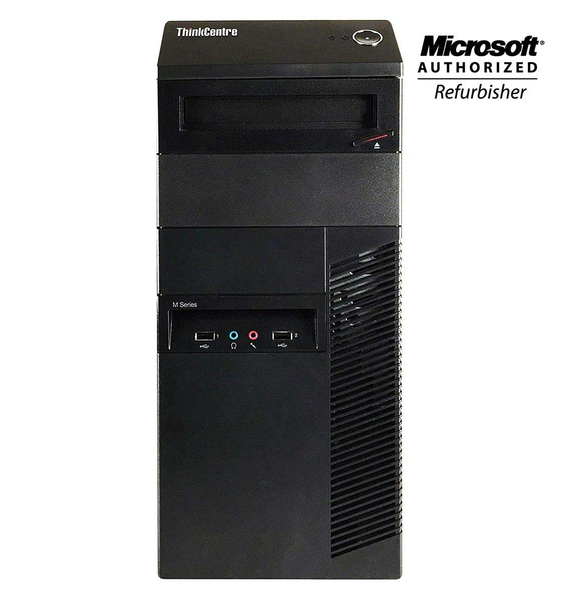 Lenovo Gaming PC ThinkCentre M93p Tower Desktop Computer - Intel Core I7-4770 3.4Ghz - 16GB RAM - 1TB SSD, NVIDIA GT 1030 2GB DDR5, Keyboard, Mouse, WiFi, Windows 10 Professional (Renewed)