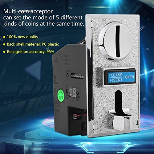 Hilitand Coin Operated Timer Controller Board Multi Coin Acceptor Selector Slot for Arcade Game Mechanism Vending Machine