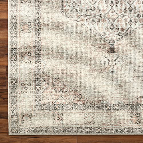 Becki Owens x Surya Lila Medallion Area Rug, 9'2" x 12', Brown