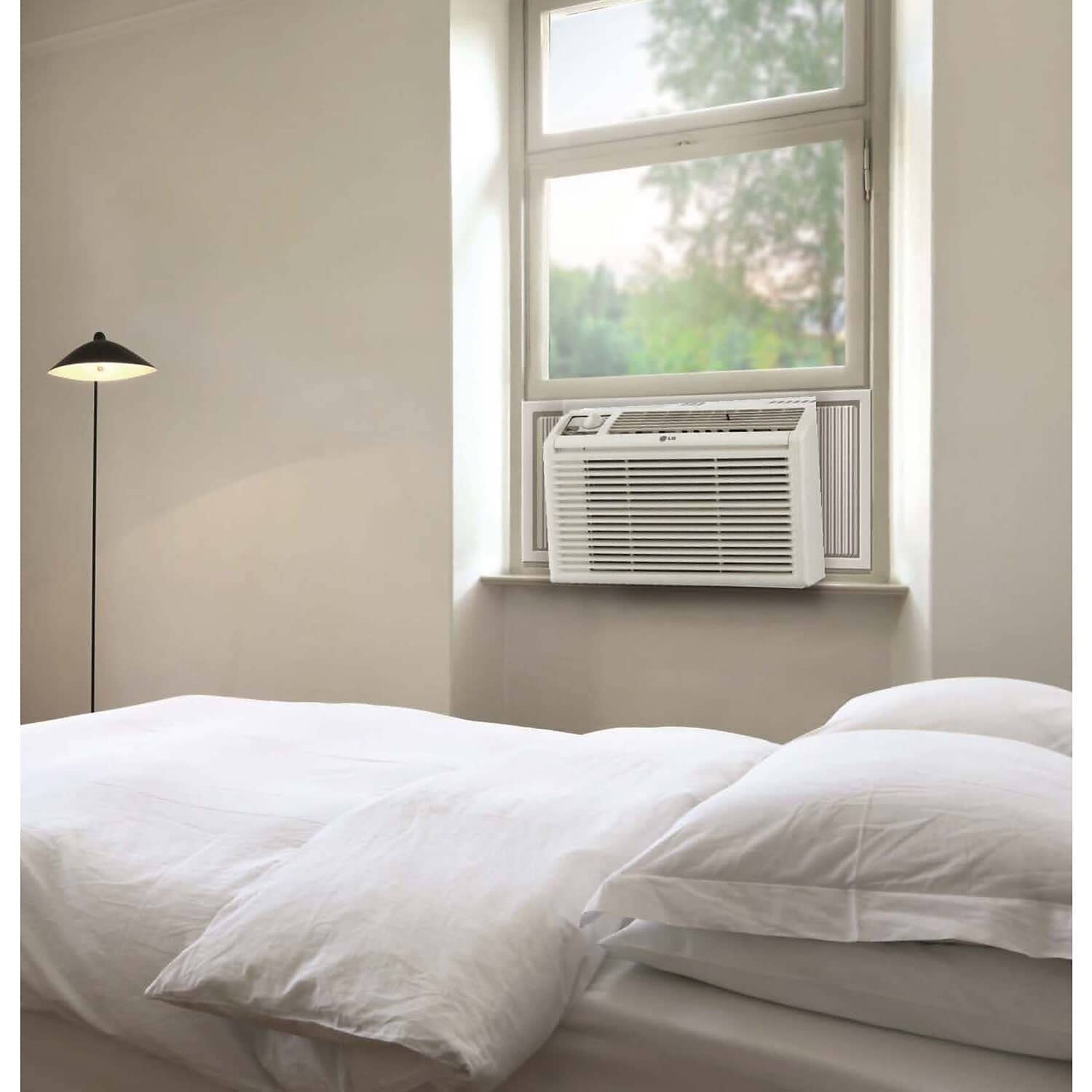 LG LW5016 5000 BTU Window Air Conditioner with Manual Controls Bundle with 1 YR CPS Enhanced Protection Pack