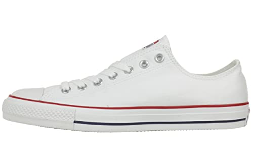 Converse Unisex Chuck Taylor All Star Low Top Optical White Sneakers - 12 B(M) US Women / 10 D(M) US Men