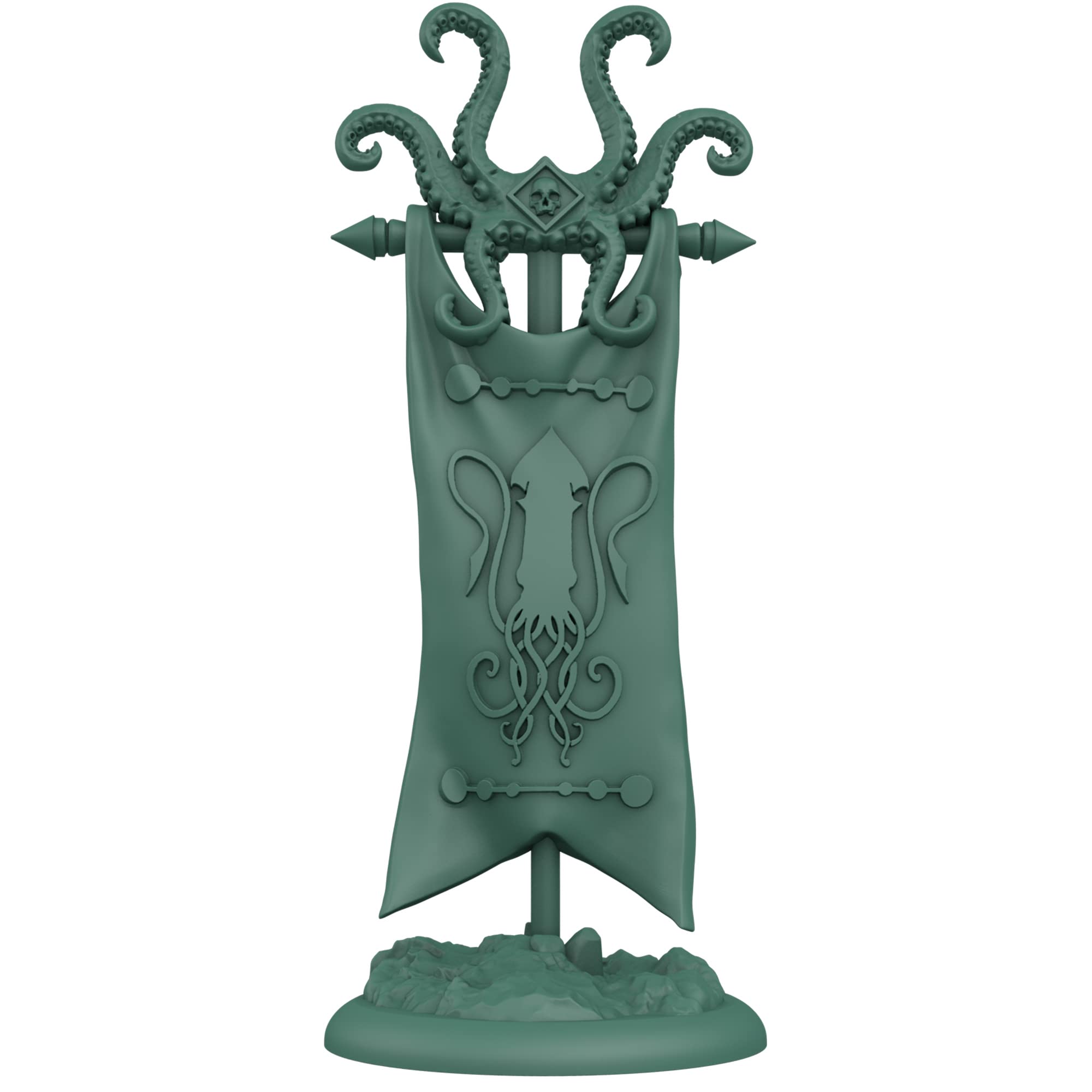 CMON A Song of Ice and Fire Tabletop Miniatures Game | Greyjoy Deluxe Activation Banner | Strategy Game for Teens and Adults | Ages 14+ | 2+ Players | Made