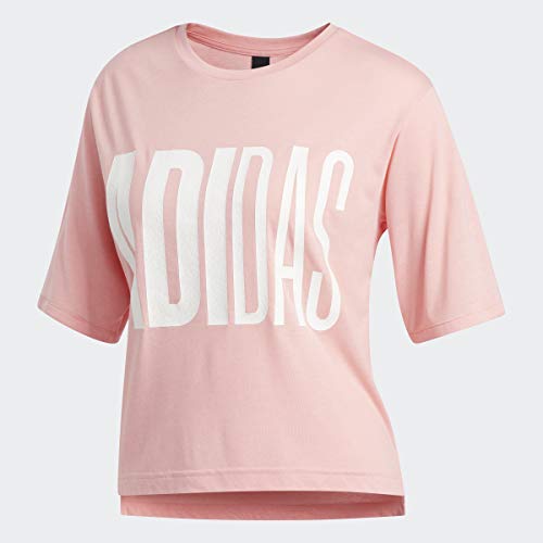 adidas Women's Universal Tee 1 Glory Pink 4X
