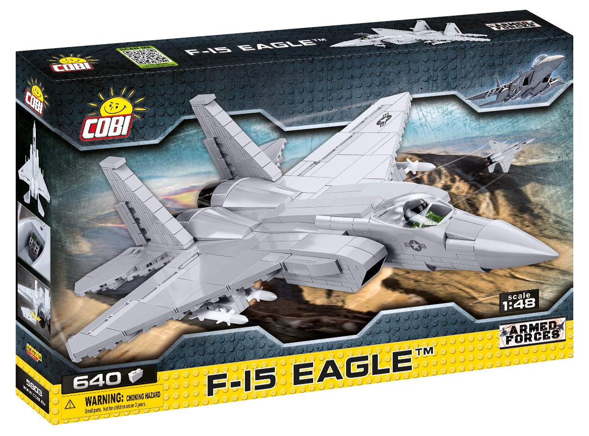 Cobi toys 640 Pcs Armed Forces /5803/ F-15 Eagle