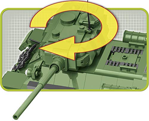 Cobi toys 668 Pcs Historical Collection WWII /2542/ T 34-85, Green