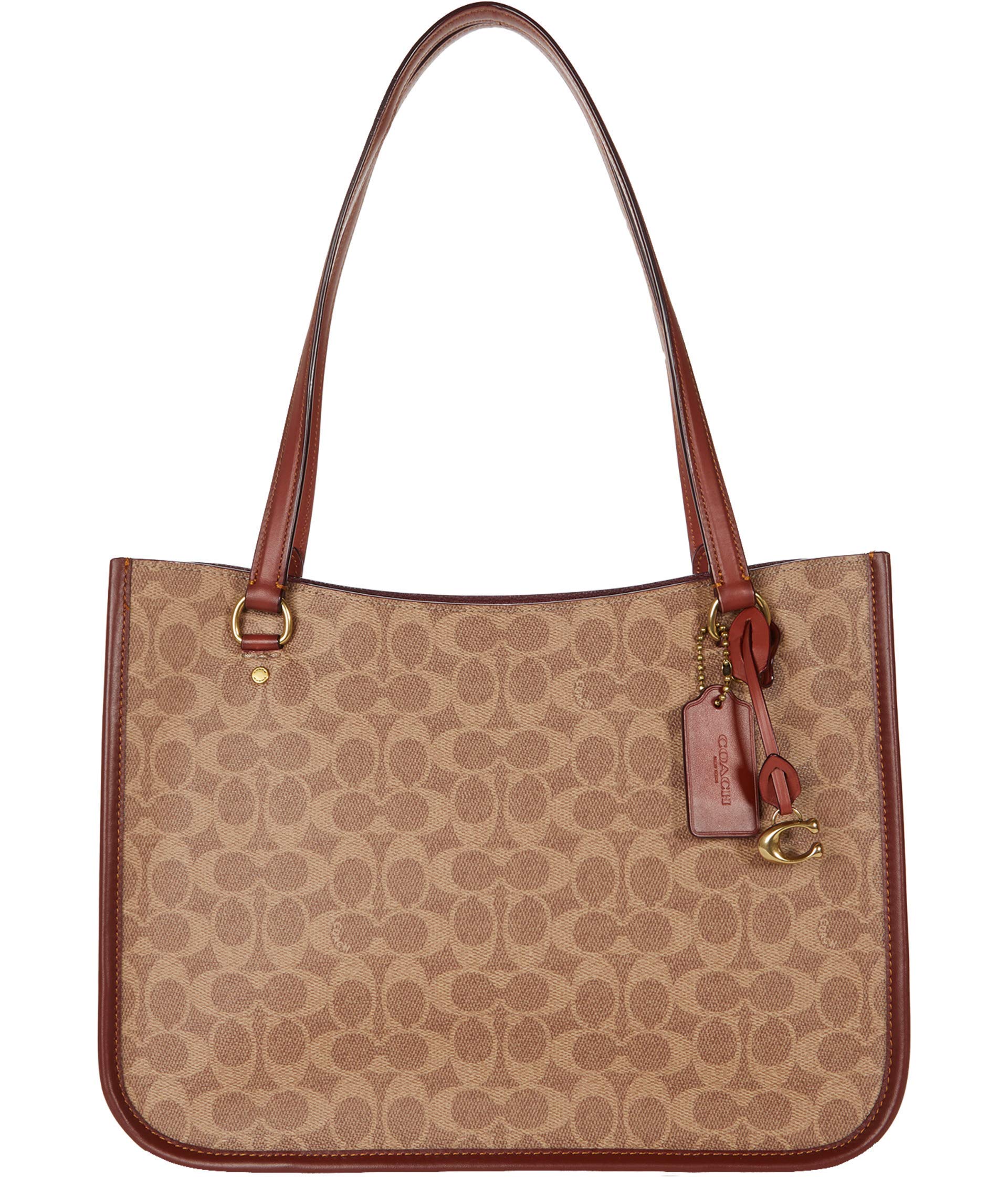 Coach Coated Canvas Signature Tyler Carryall B4/Tan Rust One Size