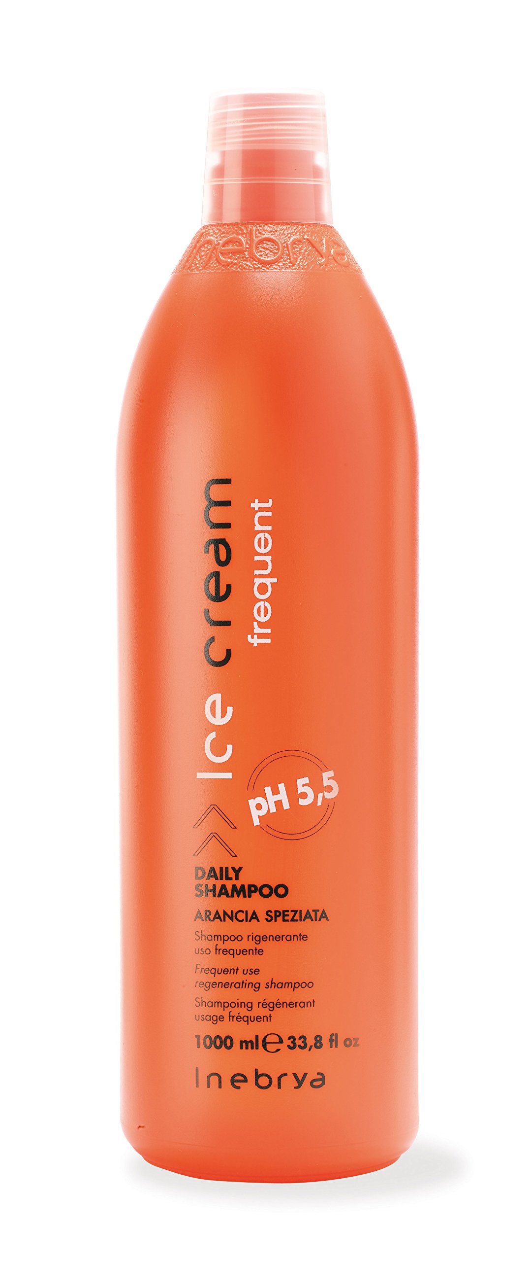 Inebrya Ice Cream Daily Shampoo Arancia Speziatan for Frequent Use Ph 5.5 33.8 Oz