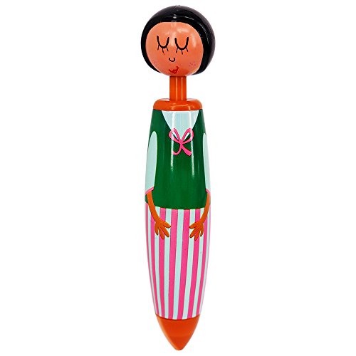 SunAngel® Originality Fashion Designed Doll Pen Cartoon ballpoint pen,Cute Creative Stationery and Office Supplies(5PCS)