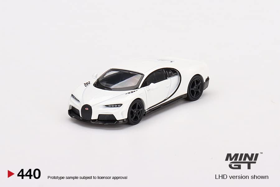 Bugatti Chiron Super Sport White 1/64 Diecast Model Car by True Scale Miniatures MGT00440