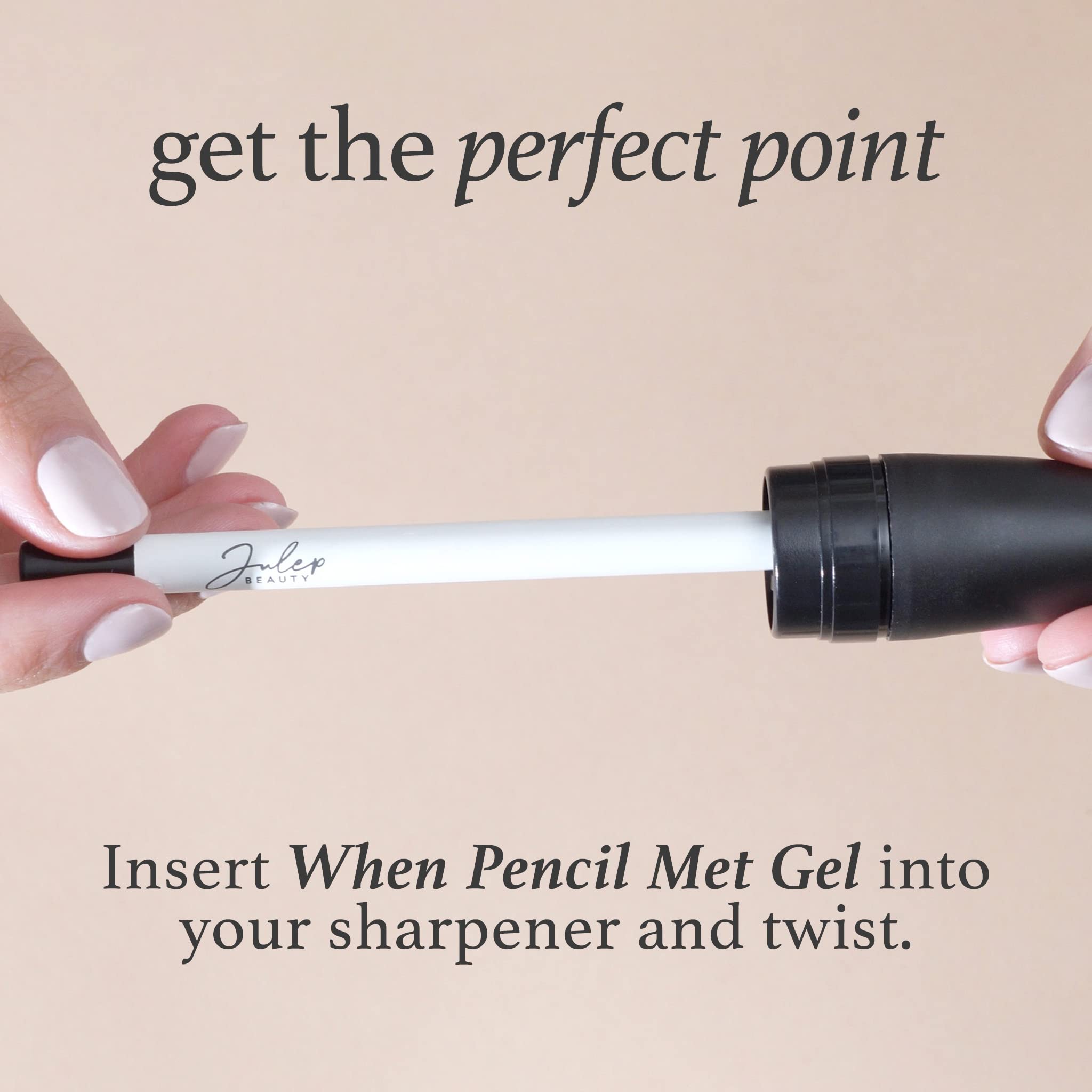 Julep When Pencil Met Gel Sharpenable Multi-Use Longwear Eyeliner Pencil - Silver Shimmer - Transfer-Proof - High Performance Liner