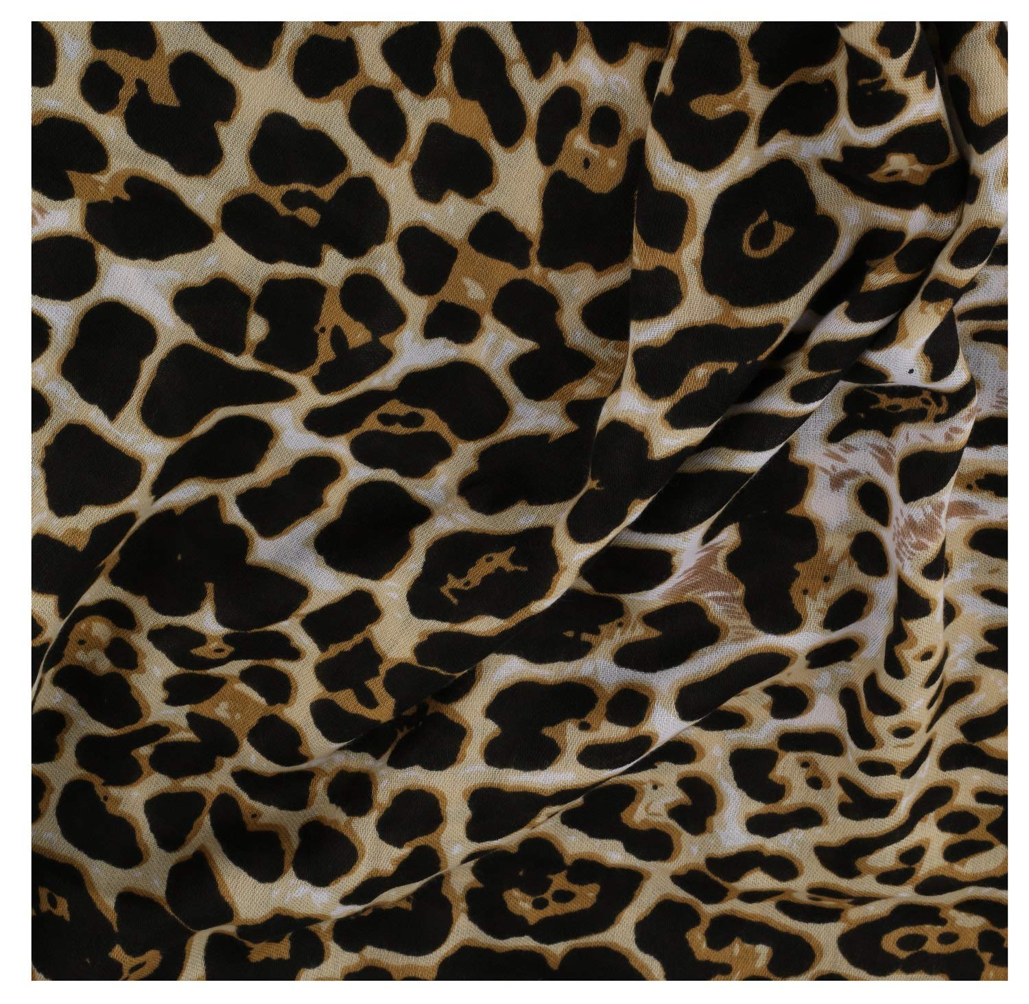 AIWANK Womens Leopard Print Scarf Large Blanket Wrap Shawl Cheetah Scarves Mother's Day Gift