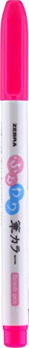 Zebra Pen Funwari Brush Pen, Assorted Colors, 24-Pack