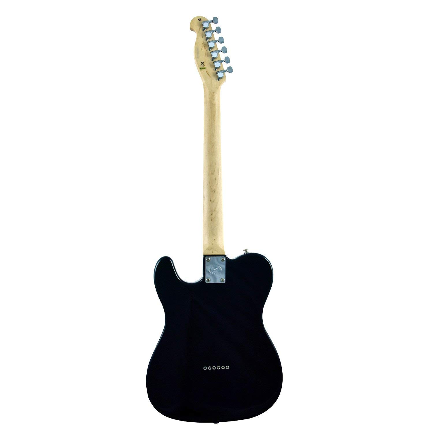 CNZ Audio Thinline TL Electric Guitar - Left Handed - Butterscotch Blonde Finish, Semi-Hollow Body, Amber Maple Gloss Neck and Fingerboard