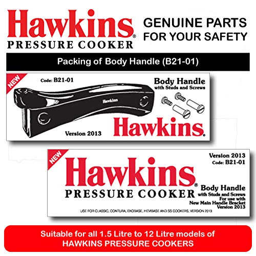 HAWKINS B21-01 Plastic Pressure Cooker Body Handle, 1.5L to 12L, Black