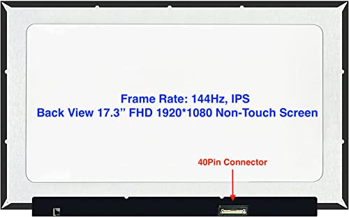 EM EMAJOR TECH LLC New Screen Replacement for Dell Alienware 17 Area 51M 144Hz FHD 1920x1080 LCD LED Display