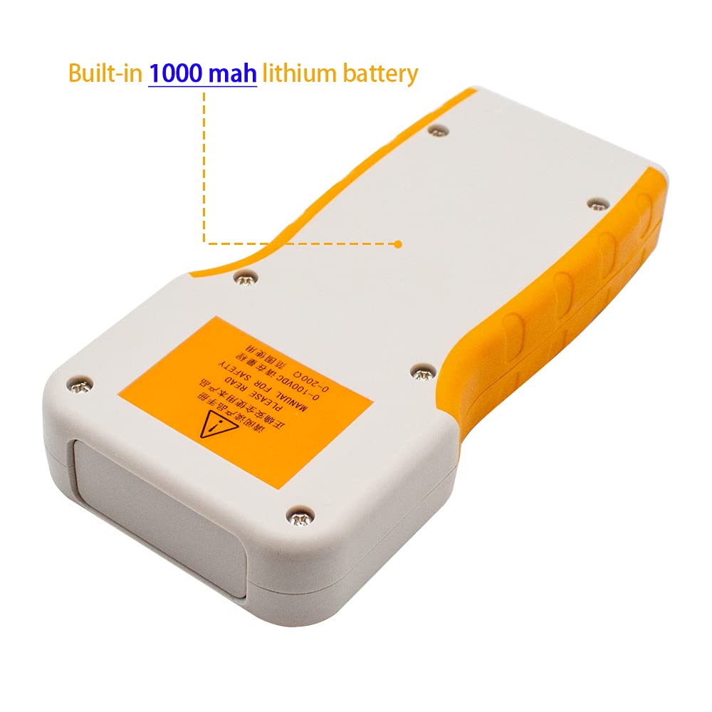 LeTkingok RC3563 Battery Tester, High Precision Handheld Battery Internal Resistance Tester Lead Lithium Nickel Chromium Battery Tester (Standard Probe)