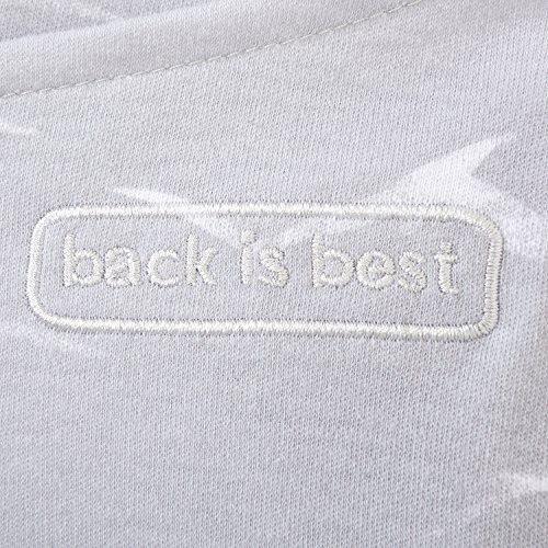 HALO 100% Cotton Sleepsack Swaddle, 3-Way Adjustable Wearable Blanket, TOG 1.5, Grey Birds, Small, 3-6 Months