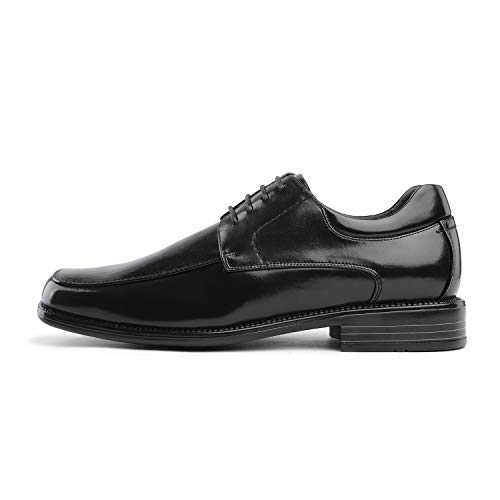 Bruno Marc Men's Black Square Toe Classic Business Dress Shoes 9 M US Goldman-01