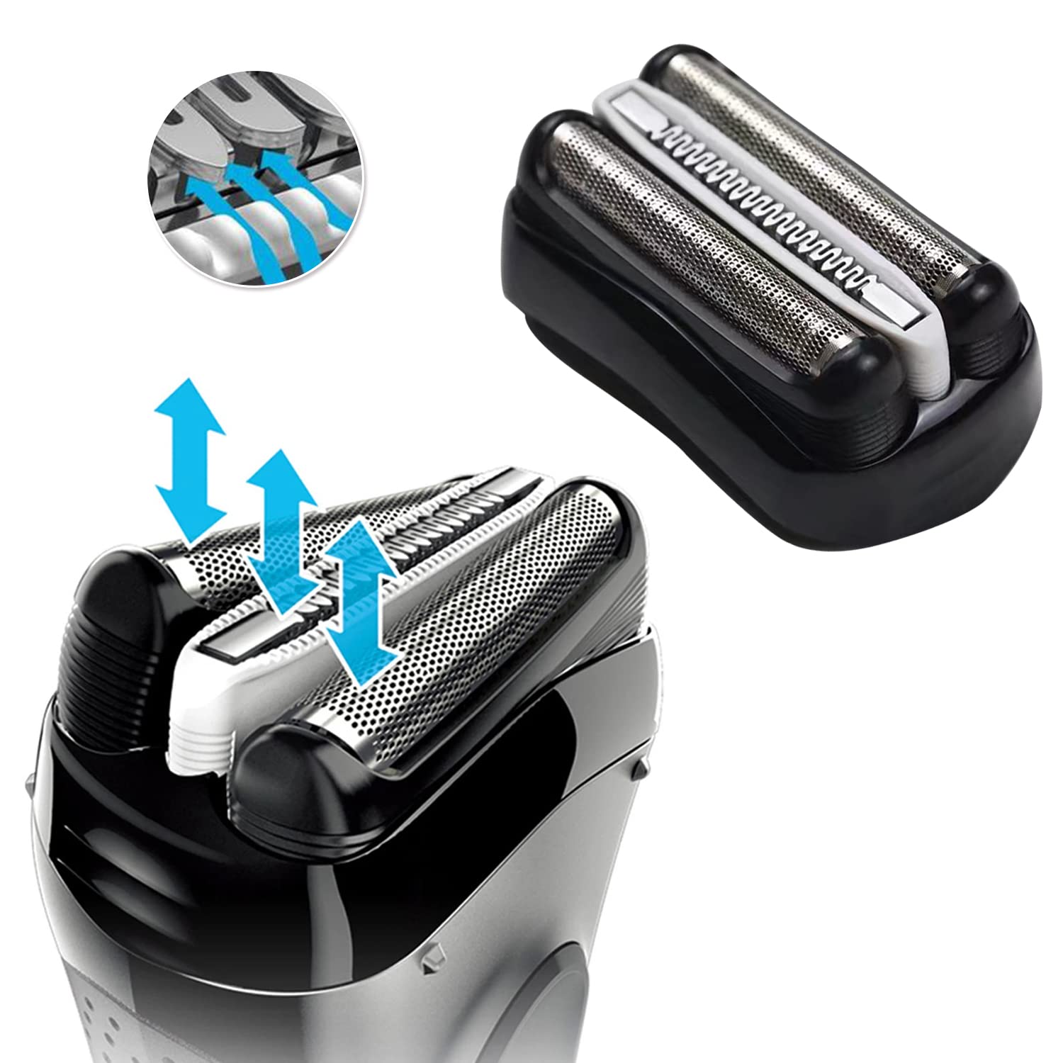 Aijen 3 Series 32B Shaver Replacement Heads - Compatible with Series 3 Replacement Heads - Compatible with 3 Series Models 3040s