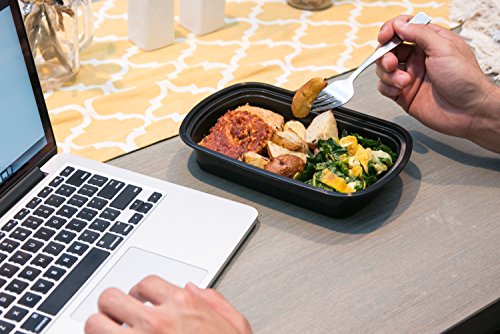 Fitpacker Meal Prep Containers - 28oz Portion Control Lunch Bento Box - Reusable Microwaveable (16 Pack - Version 2)