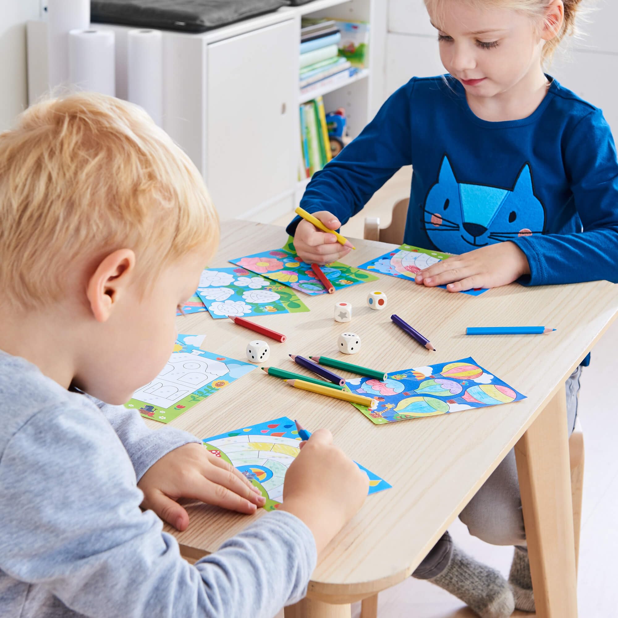HABA Color It! - A Roll & Write Coloring Game with 2 Variants