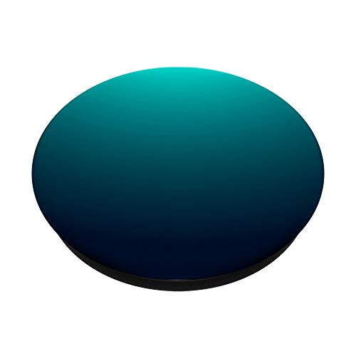 Teal Blue Ombre Fade Light to Dark PopSockets PopGrip: Swappable Grip for Phones & Tablets