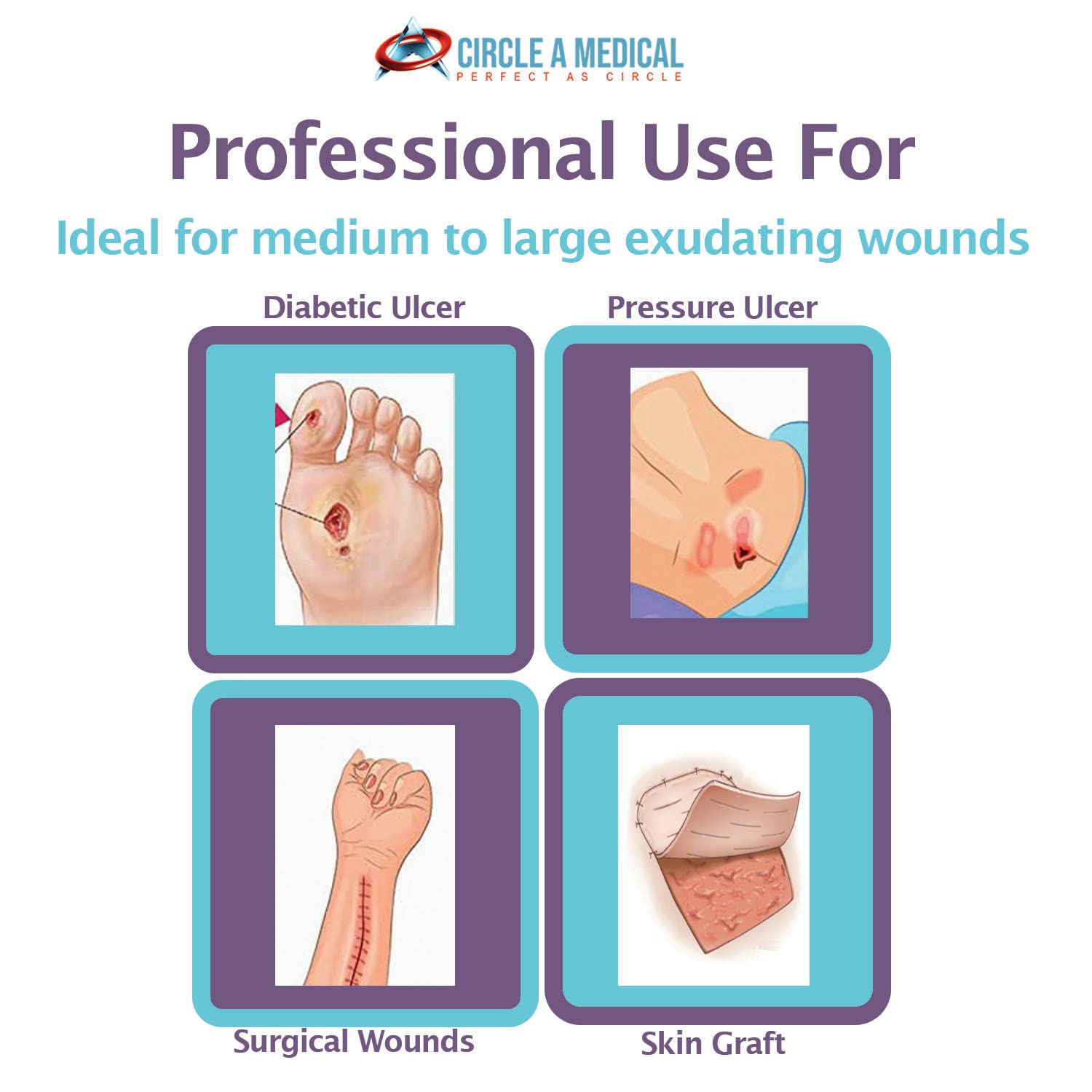 Algicate + Gelling Calcium Alginate Wound Dressing Sterile (2" x 2")
